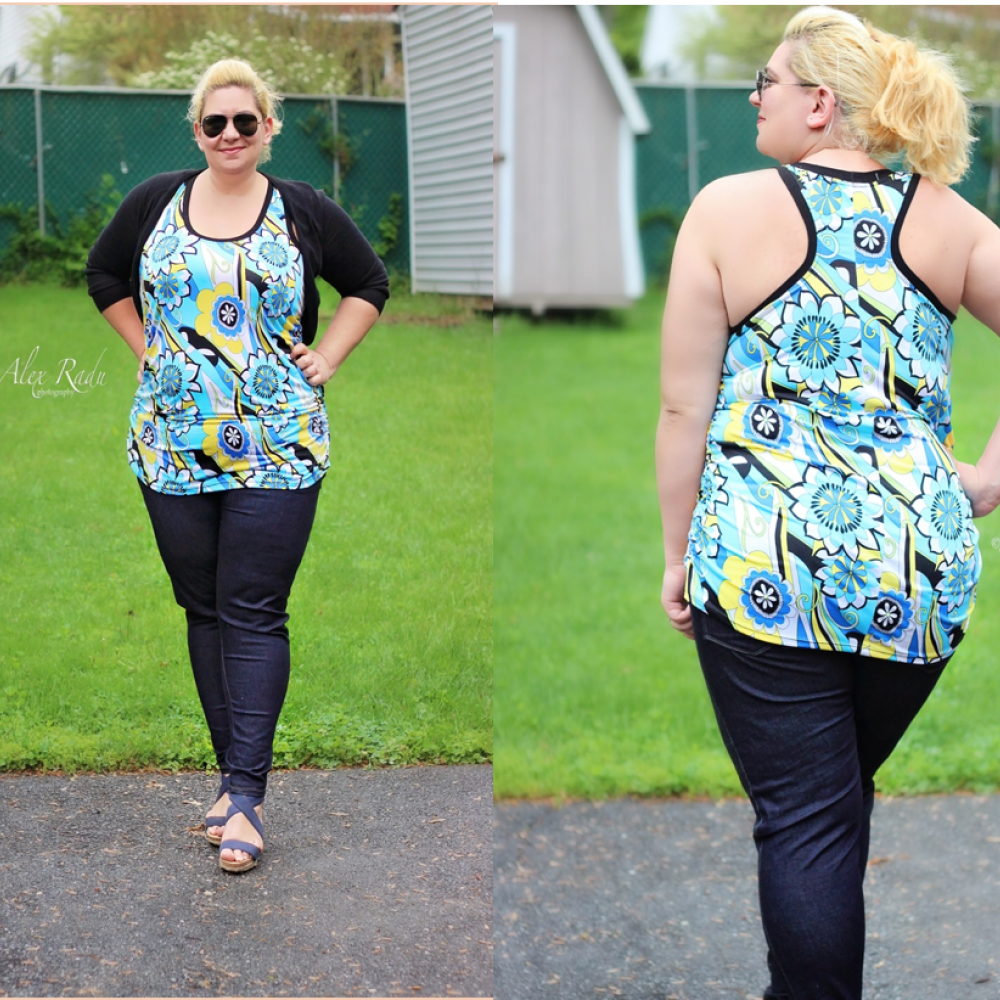 Ruby Ruched Tank Top PDF Sewing Pattern | Elliedactyl